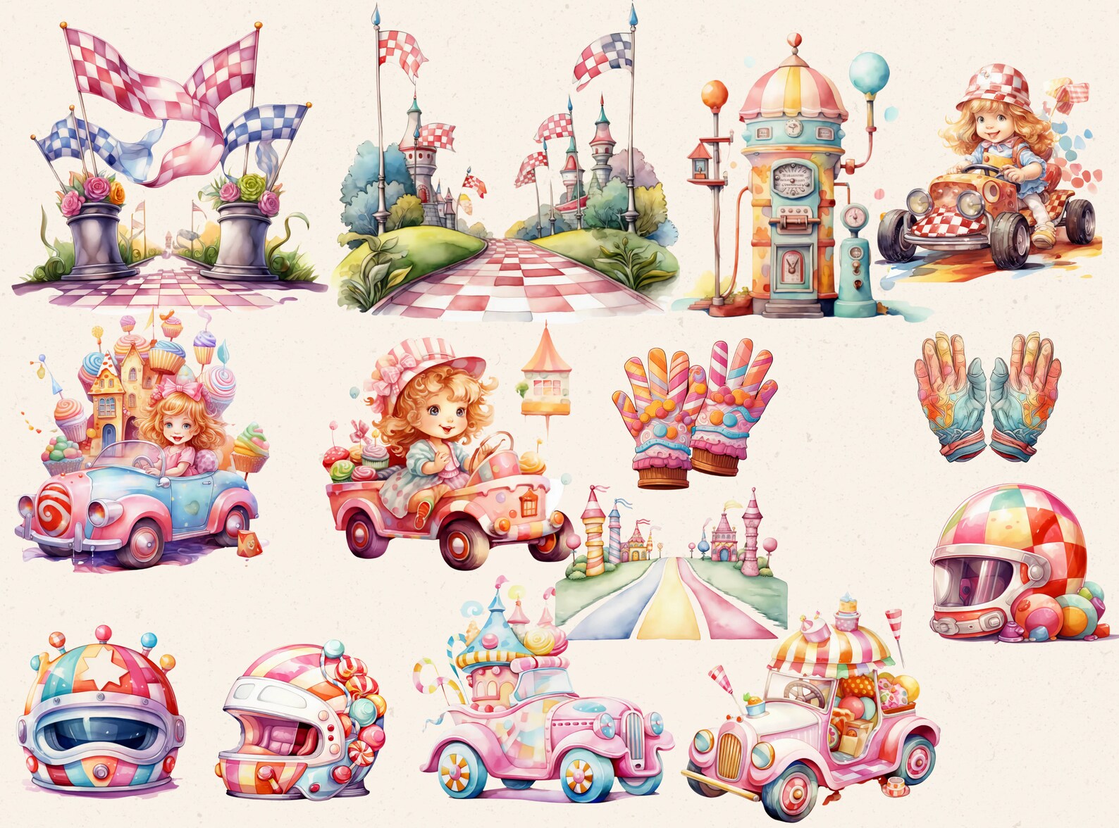 Retro Race Car Png, Race Car Birthday Boy Png, Candyland Race Car ...