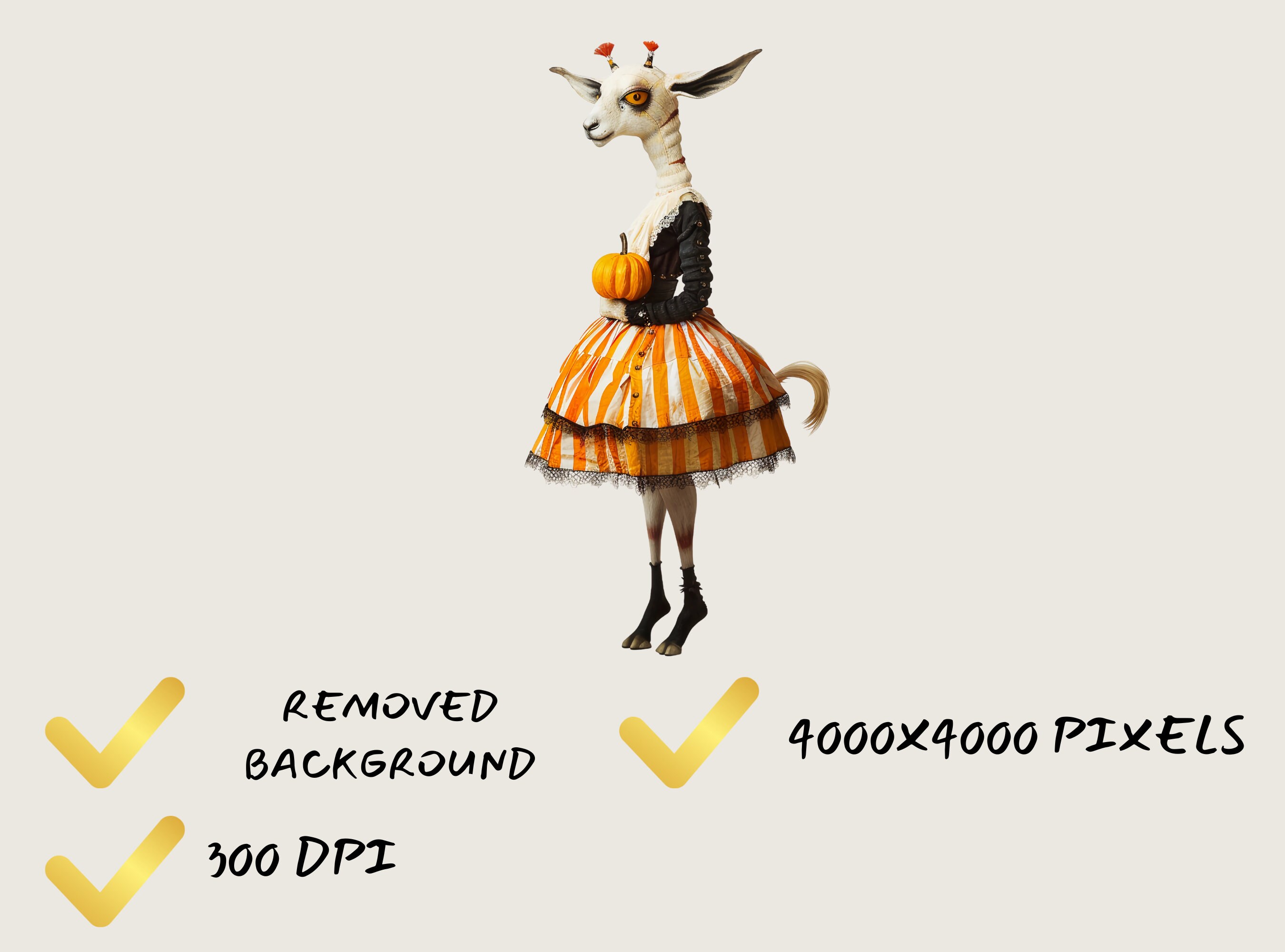 Watercolor Halloween Llama Clipart, Cute Llamas in Costumes, Llama ...