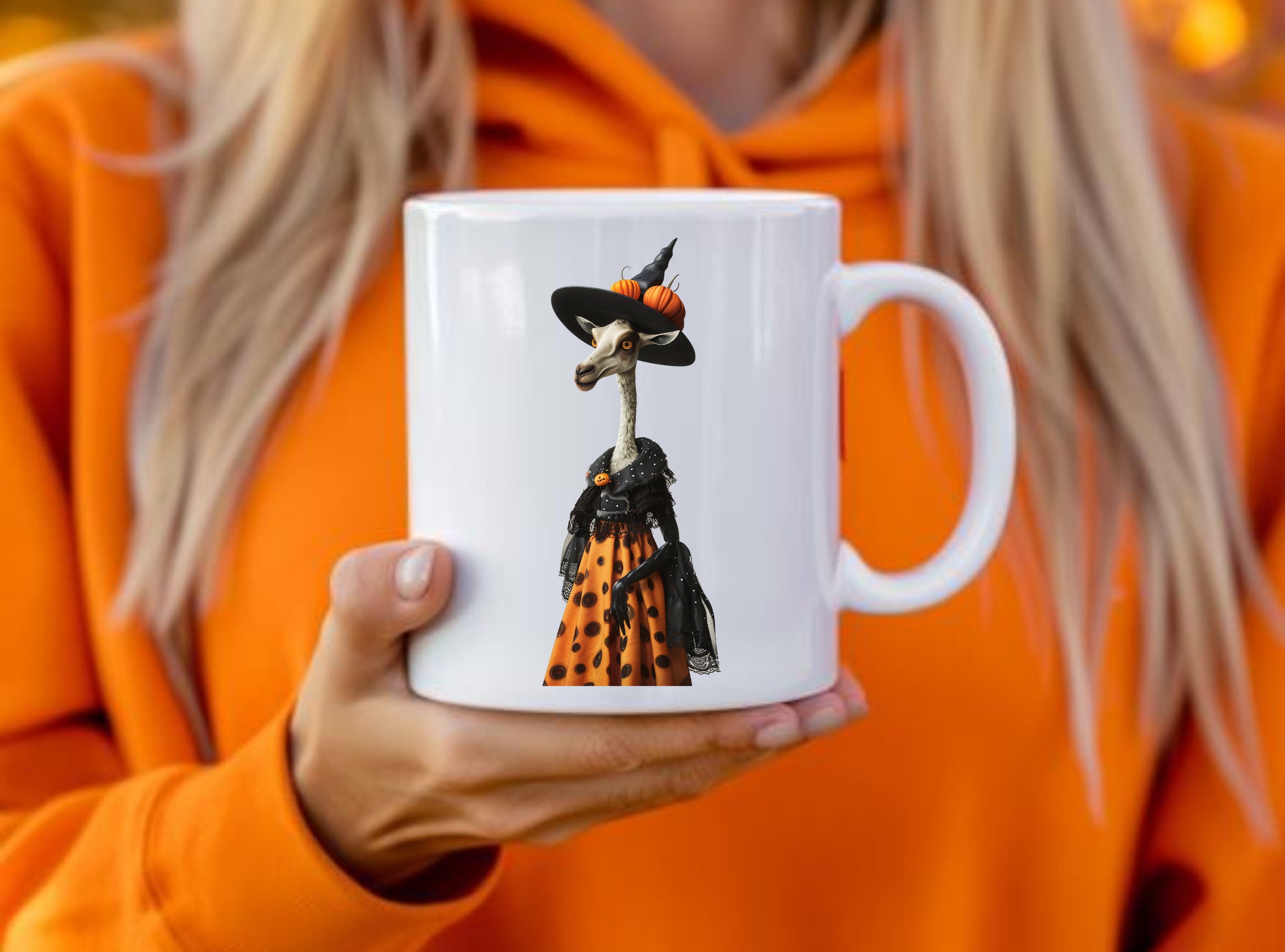 Watercolor Halloween Llama Clipart, Cute Llamas in Costumes, Llama ...