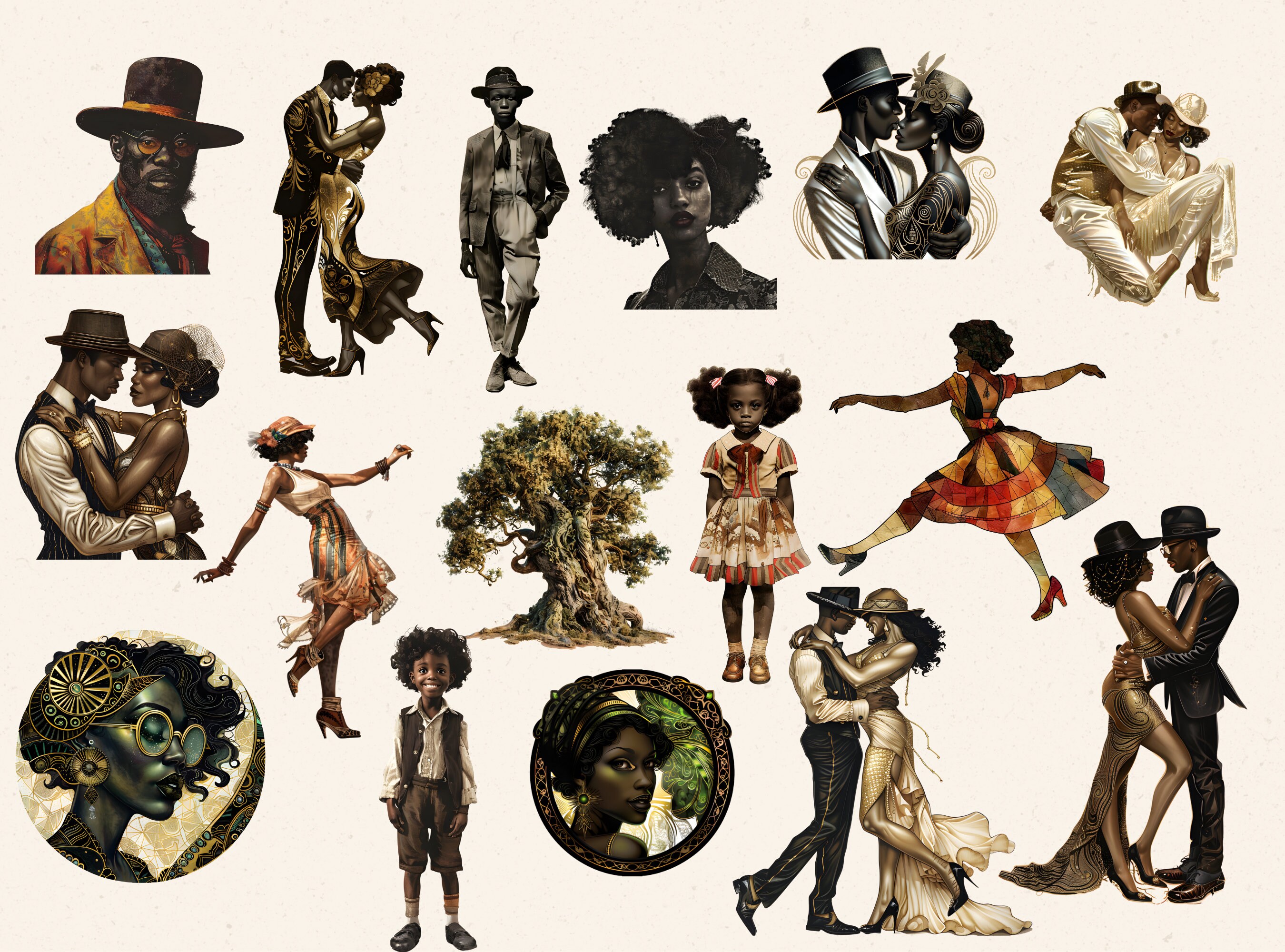 Roaring 20s Clipart, Roaring 20s Png, Surreal Jazz Age, 1920s Clipart ...