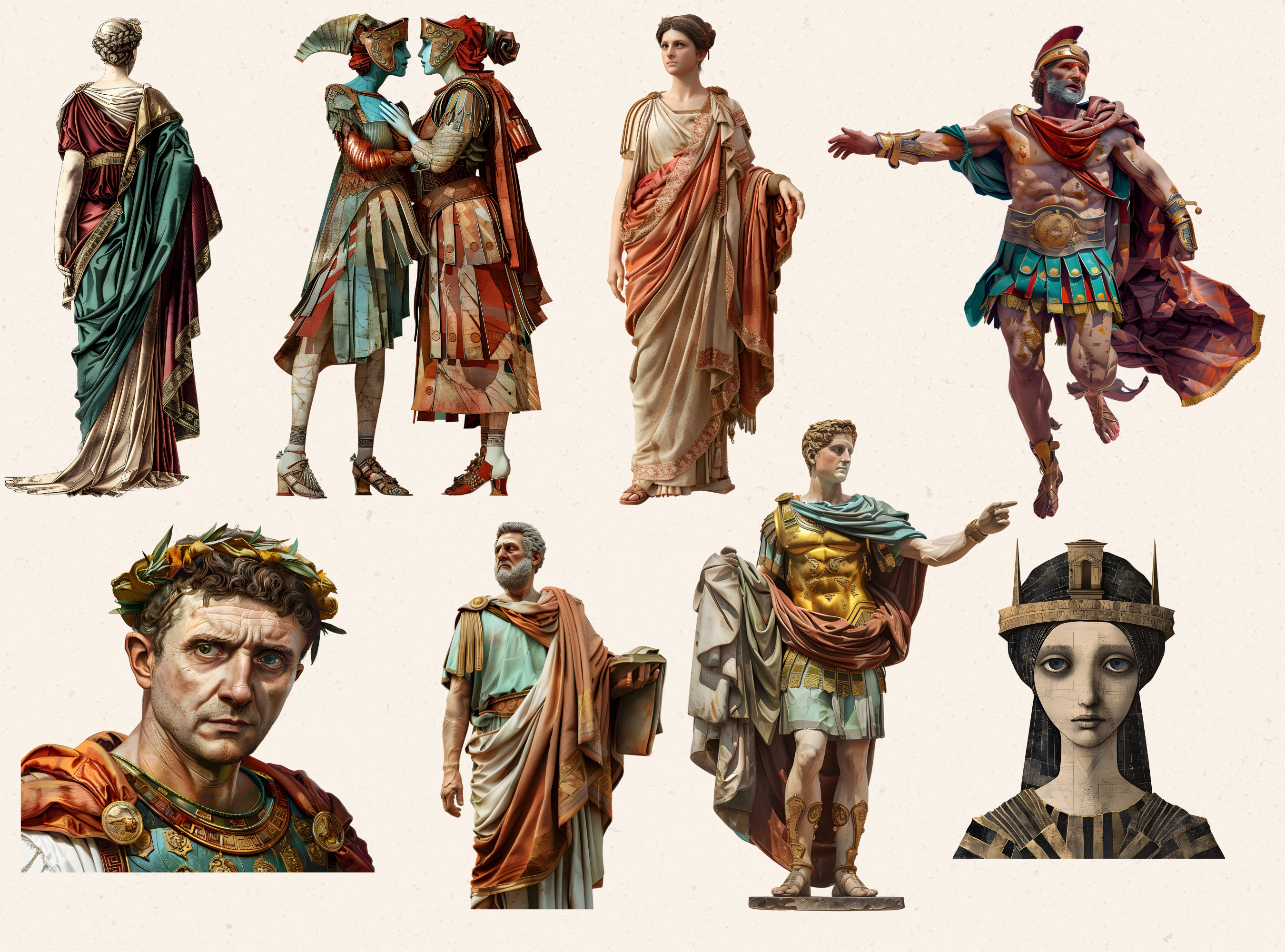 Roman Empire Clipart, Ancient Rome Clipart, Surreal Clipart, Roman ...