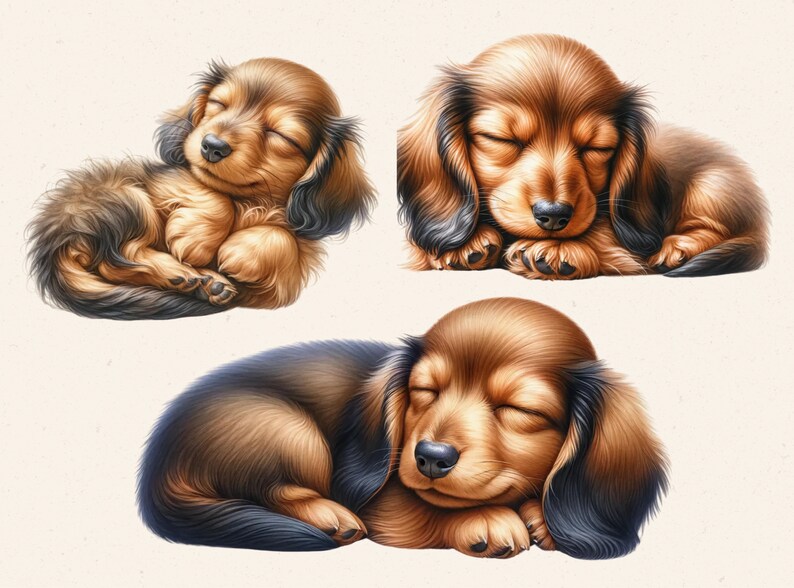 Long Haired Dachshund Png, Funny Dachshund Clipart, Weiner Dog Clipart ...