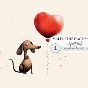 Dachshund Valentine Png, Funny Dachshund Clipart, Dachshund Clipart ...