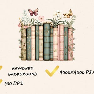 Book Border Clipart, Regency Era Clipart, Book Border Png, Regency Book ...