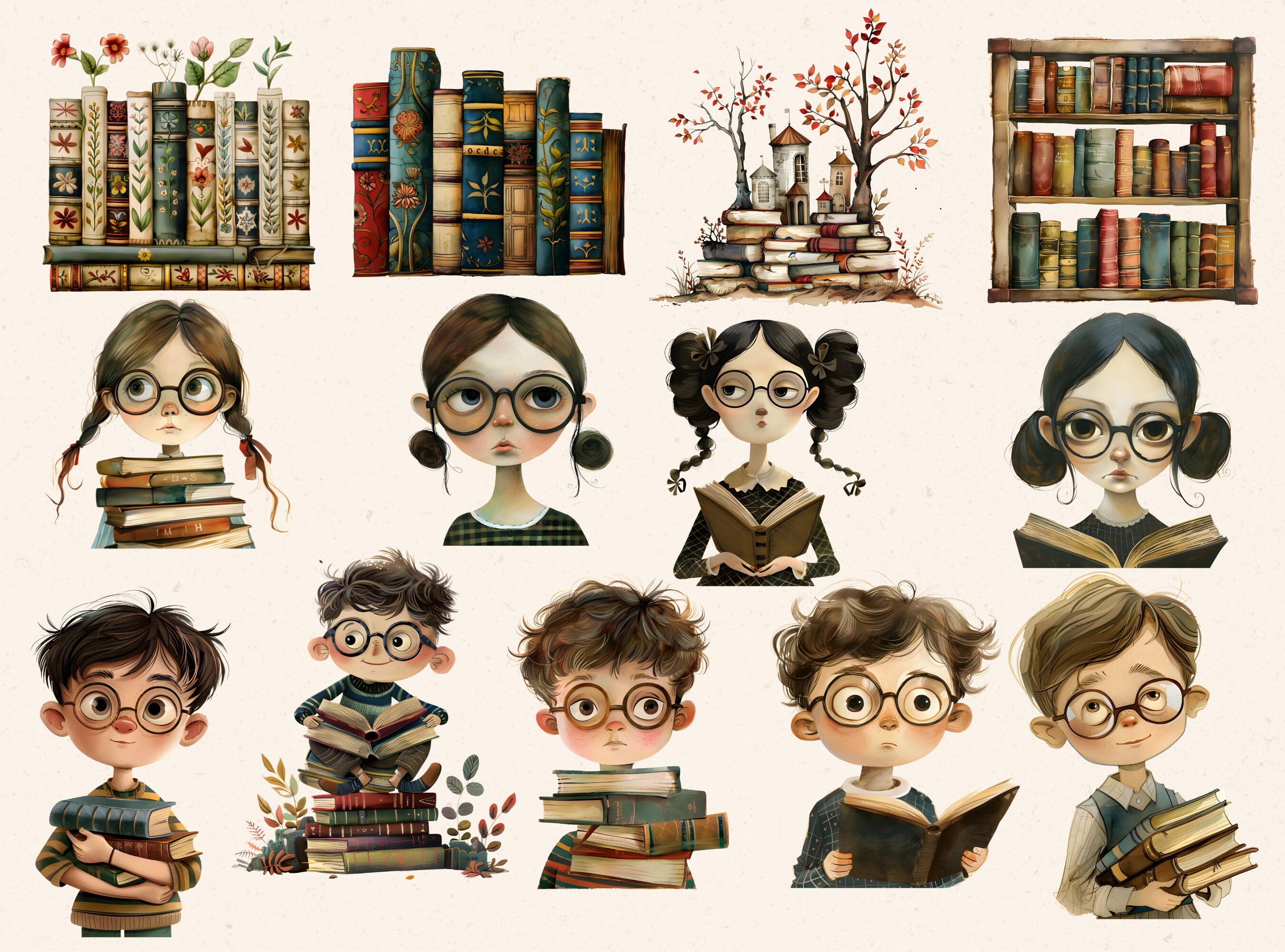 Book Border Clipart, Book Borders Png, Prague Book Border, Librarian ...