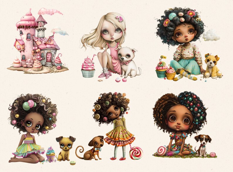 Candyland Clipart, Candyland Birthday Png, Candyland Clipart Png ...