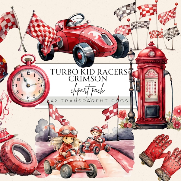 Vintage Race Car - Etsy