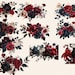 Floral Clipart Classic Wedding, Burgundy Flower Clipart, Moody Florals ...