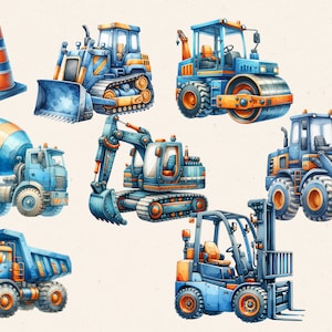 Construction Site Png, Construction Clipart Bundle, Construction ...