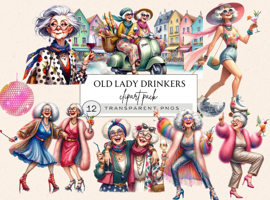 Funny Old Ladies Clipart Old Couple Clipart Funny Old Lady Png Old