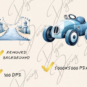 Retro Race Car Clipart, Race Car Birthday Clipart, Racing Cars Clipart ...