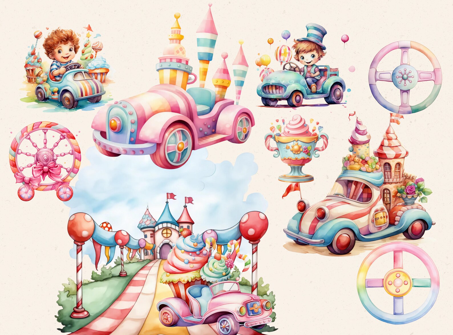 Retro Race Car Png, Race Car Birthday Boy Png, Candyland Race Car ...