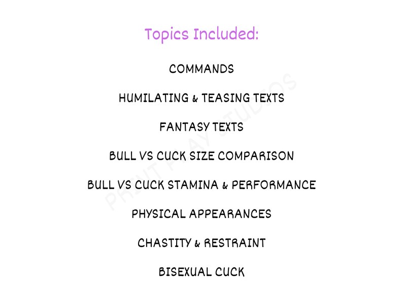 Ultimate Cuckold Mistress Commands and Dirty Talk Script for Cuckolds ...