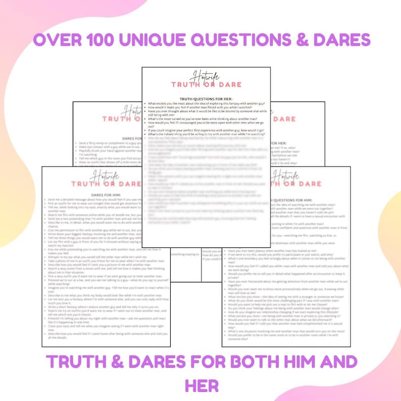 Hotwife Truth or Dare | Hotwife Game for Hotwife Couples | Swinger ...