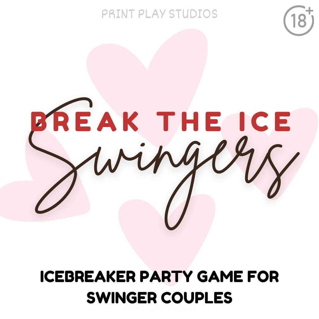 Swingers Icebreaker Couples Games for Swinger Lifestyle Couples Game ...