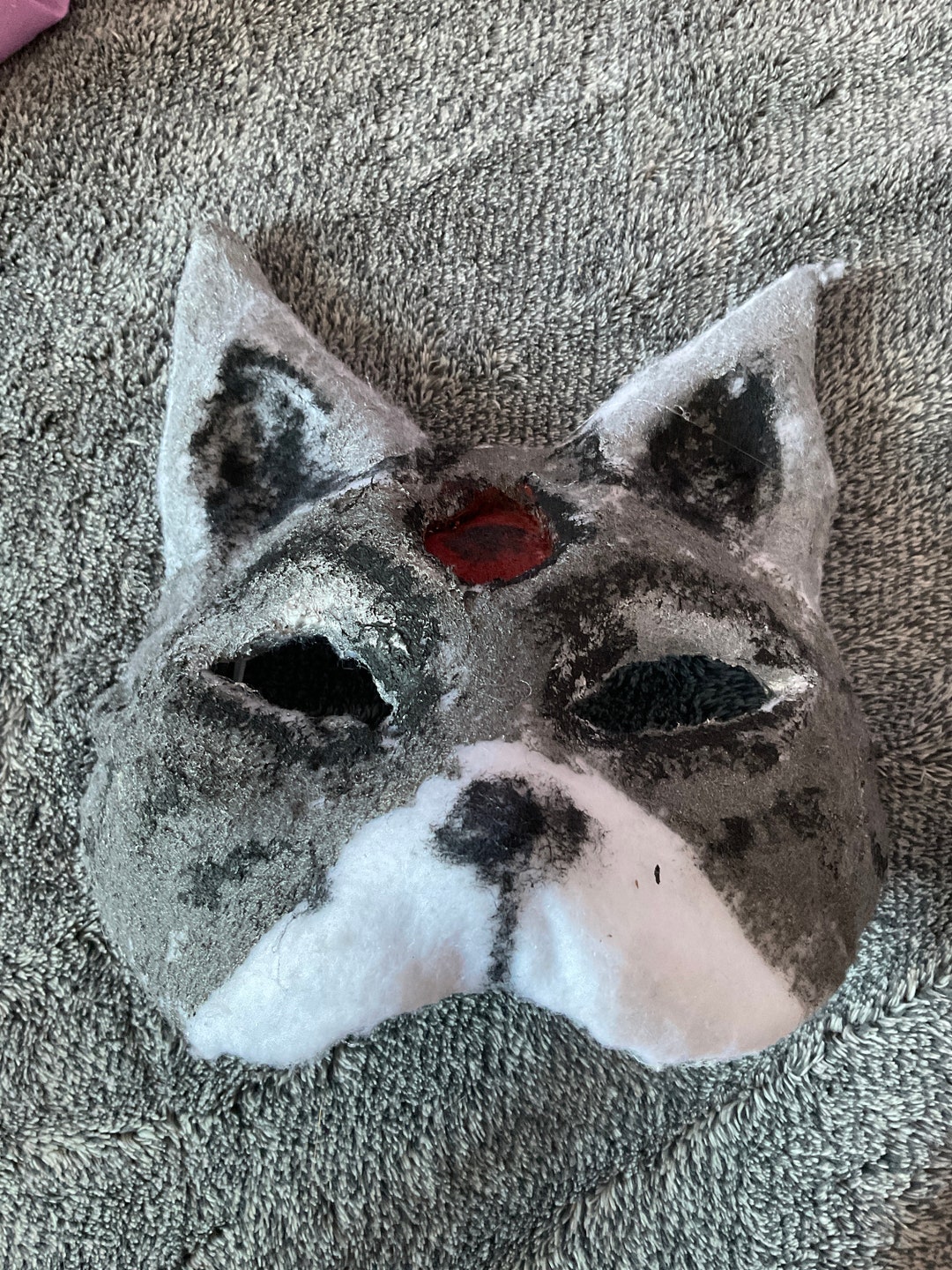 Silver Fox Mask - Etsy