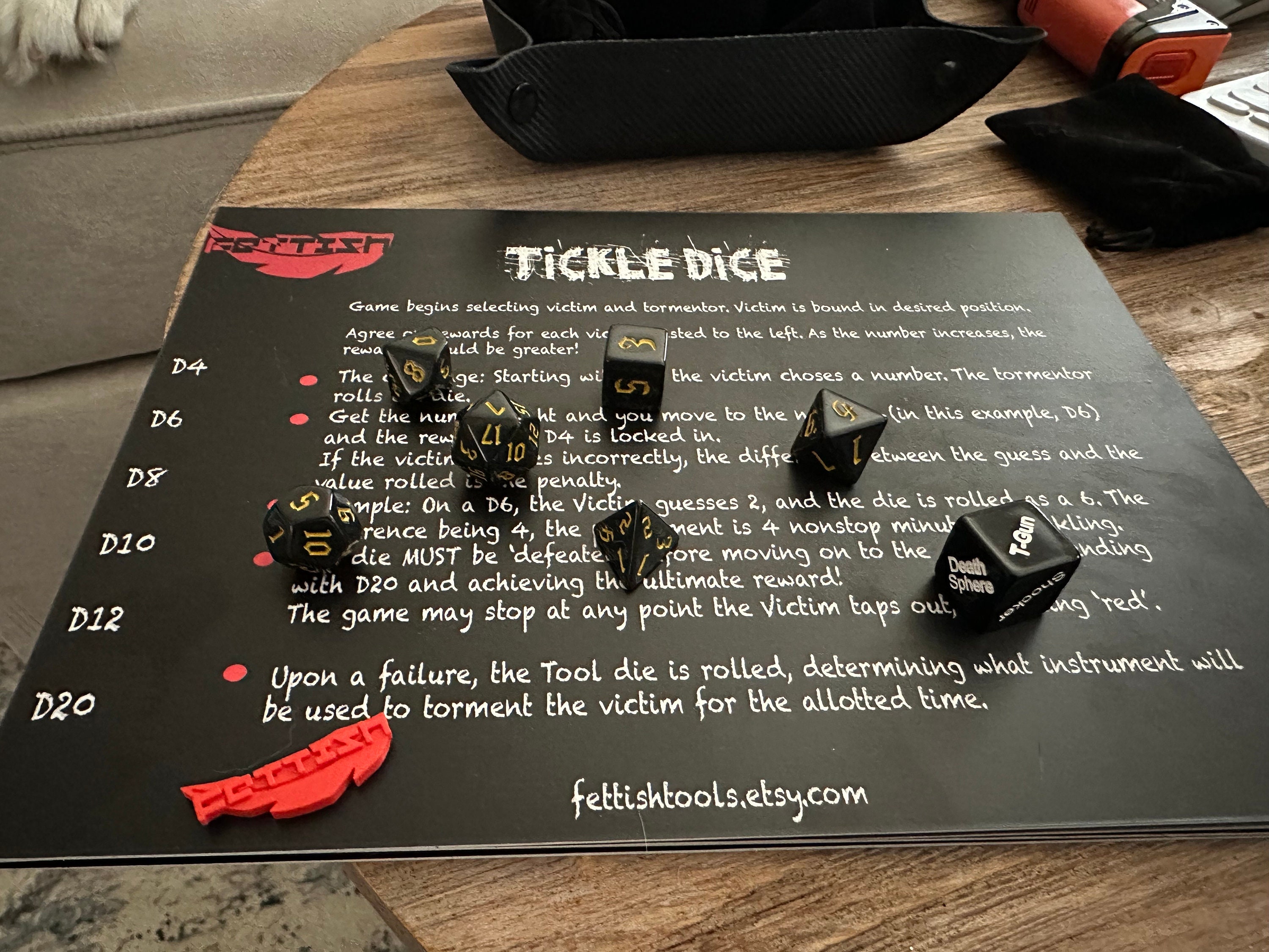 Tickle Dice Game - Etsy