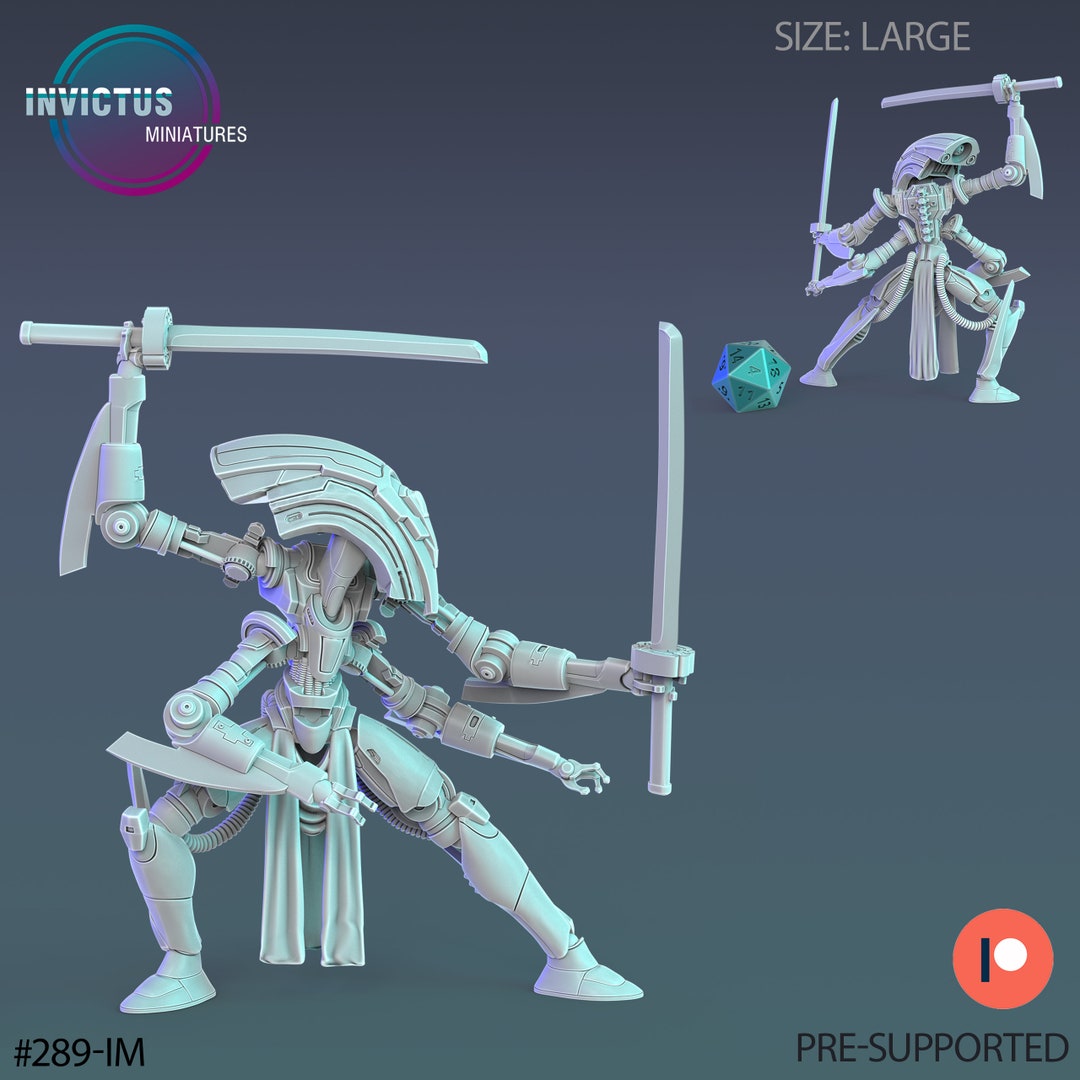 Turret Automaton (large Scale) - Resin Model - Based of Futuristic ...