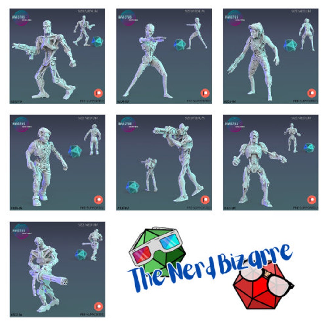 3d Printing - Medium Scale - Tabletop/dnd/rifts Creatures - Future ...