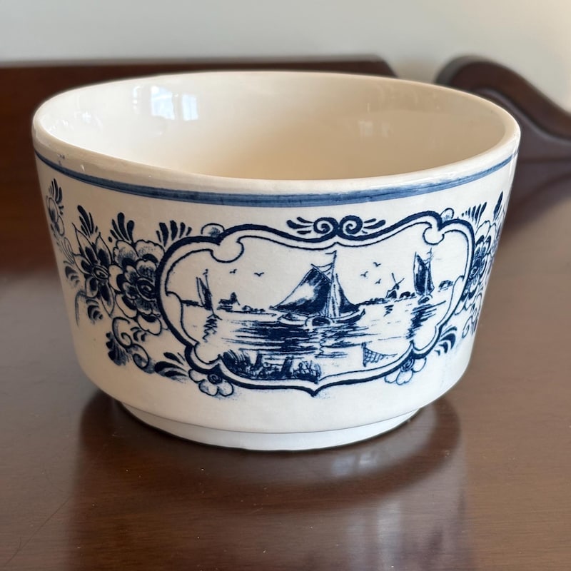 Delft Blue Planter - Etsy