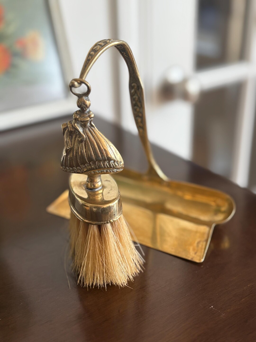 Fireplace Tools Ash Catcher Vintage Brass Silent Butler, Decorative ...