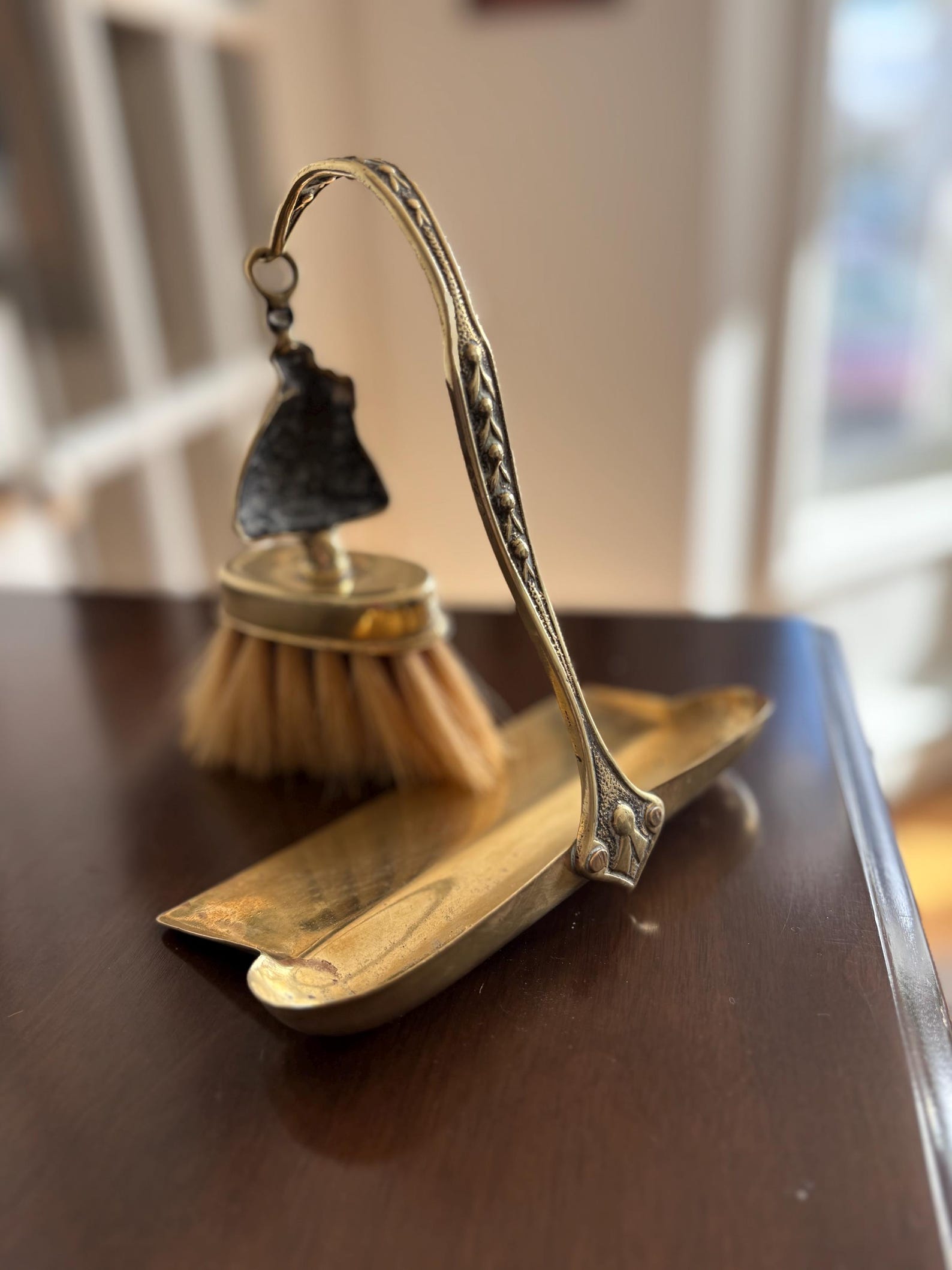 Fireplace Tools Ash Catcher Vintage Brass Silent Butler, Decorative ...