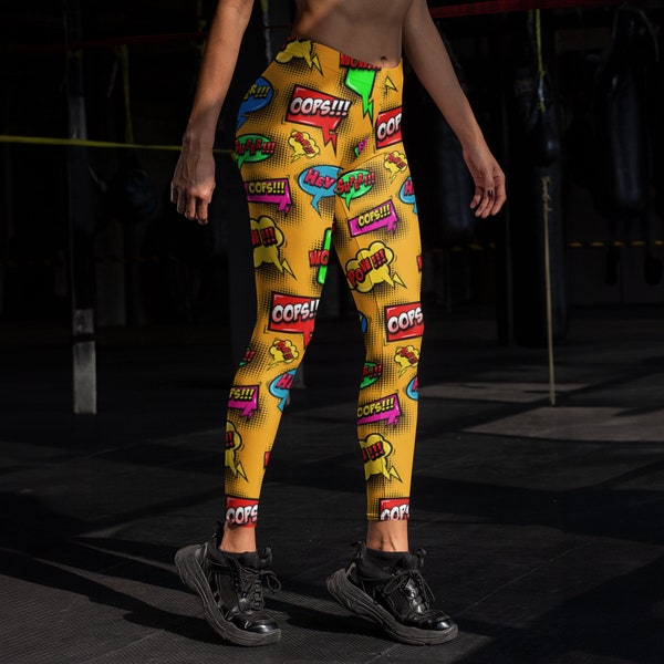 Comic Leggings - Etsy
