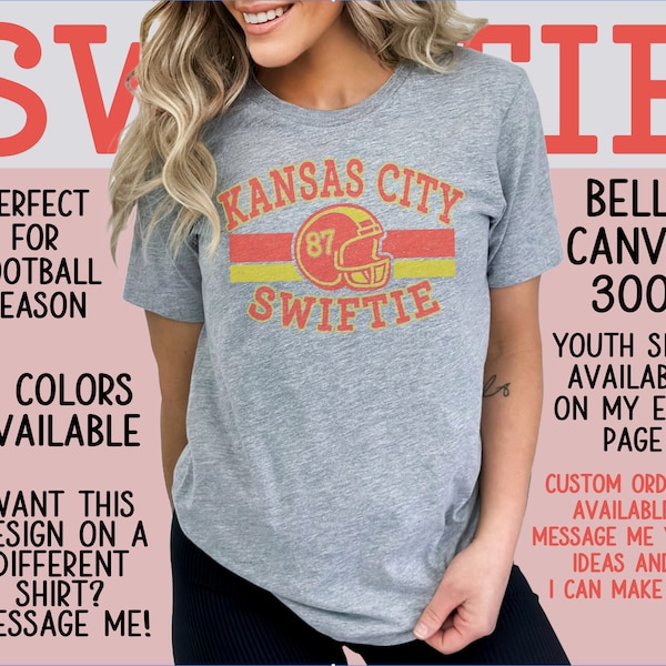 Kansas City Chiefs Swiftie Shirt - Etsy