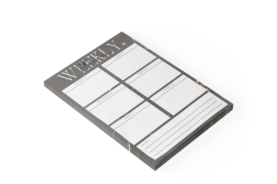 Arabella Weekly Planner Post-it Note Pad - Etsy