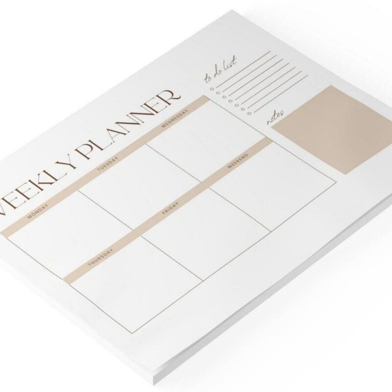 Weekly Planner Pad - Etsy
