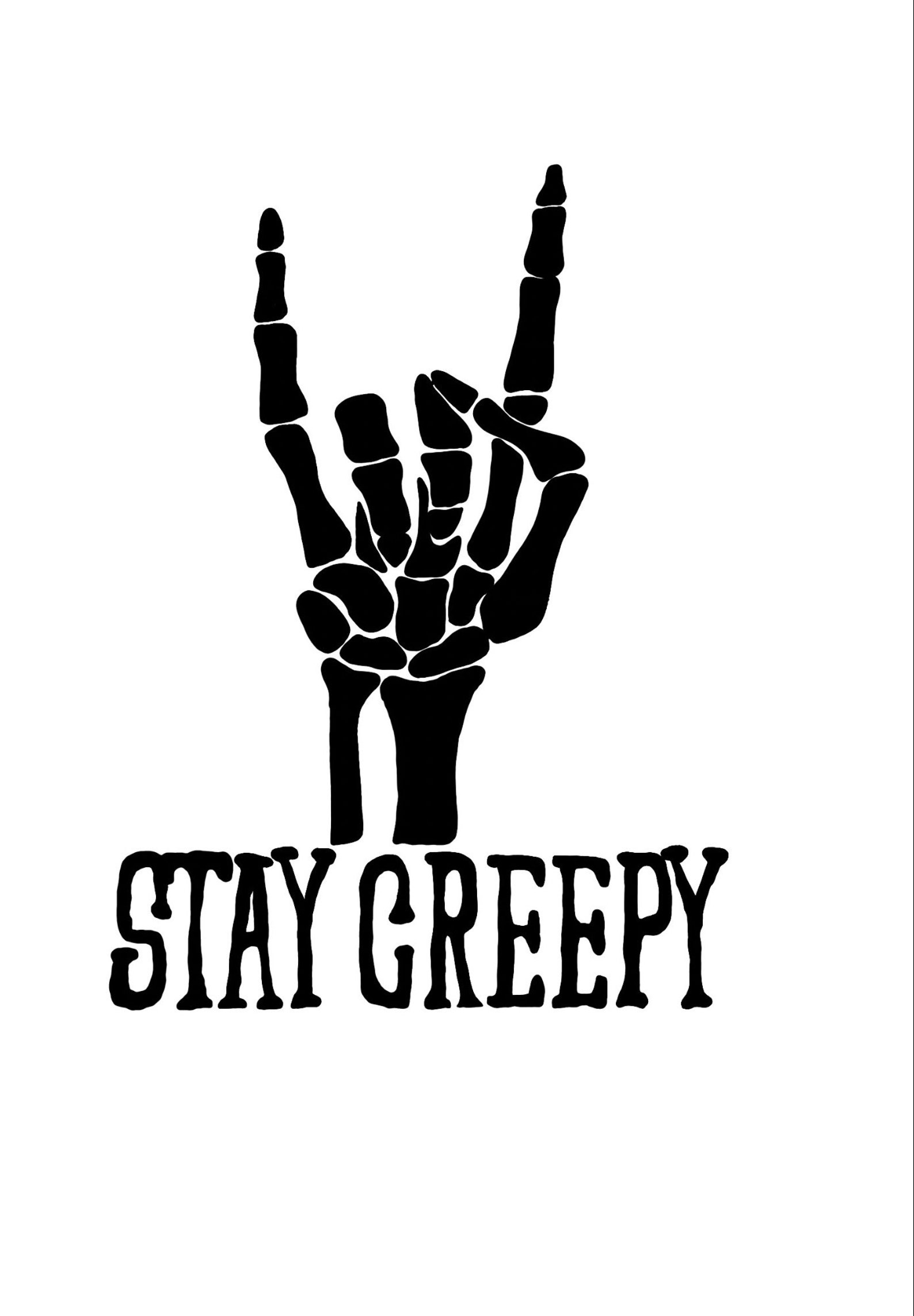 Stay Creepy SVG - Etsy
