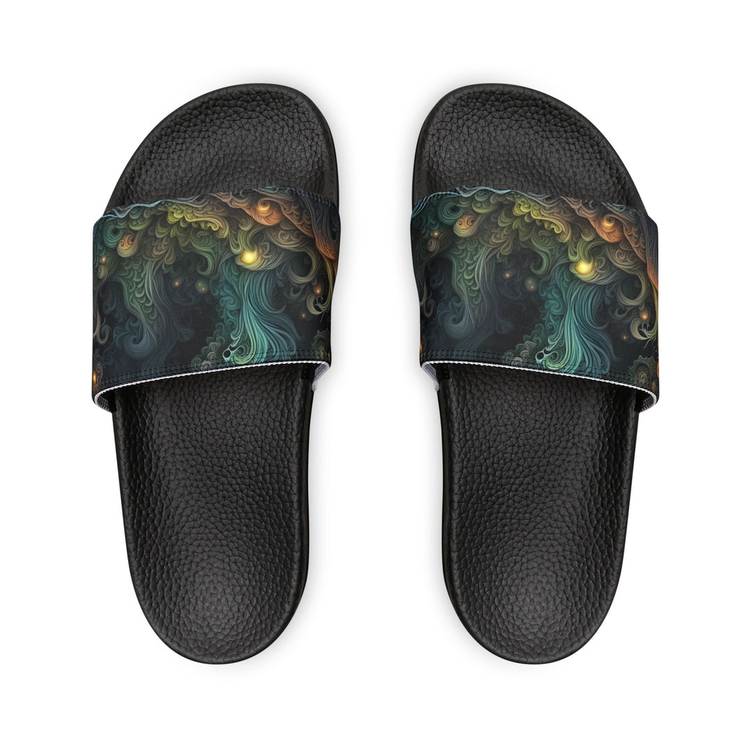 Nightmare Men's PU Slide Sandals - Etsy