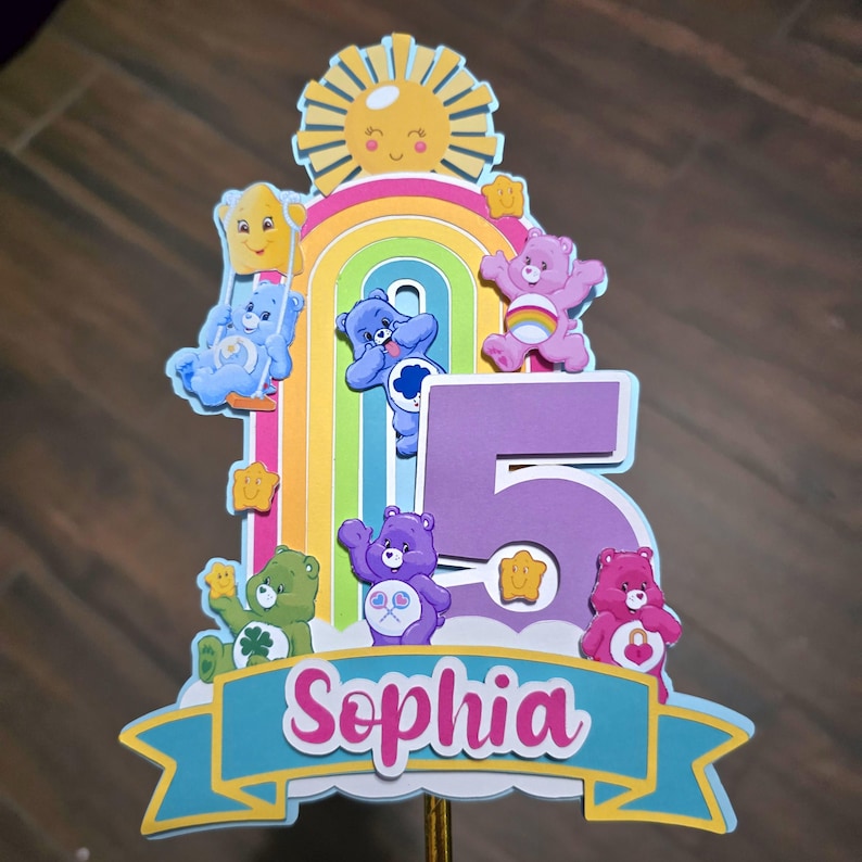 Care Bears Cake Topper / Care Bears Birthday Party / Care Bears Party ...