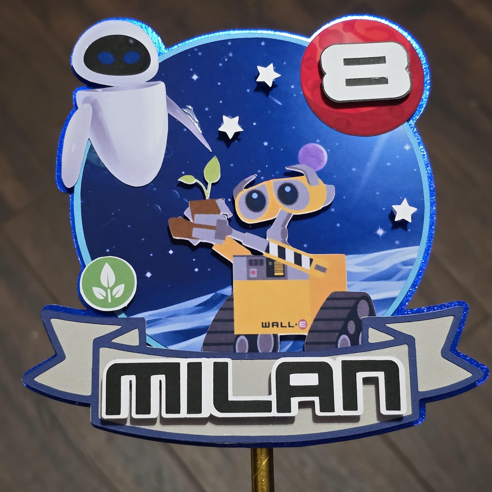 Walle Cake Topper | Walle Birthday Decoration | Walle Party | Walle - Etsy