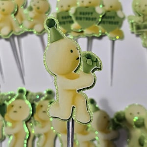 Smiski Cupcake Toppers | Birthday Party Decorations Smiski Set of 24 - Etsy