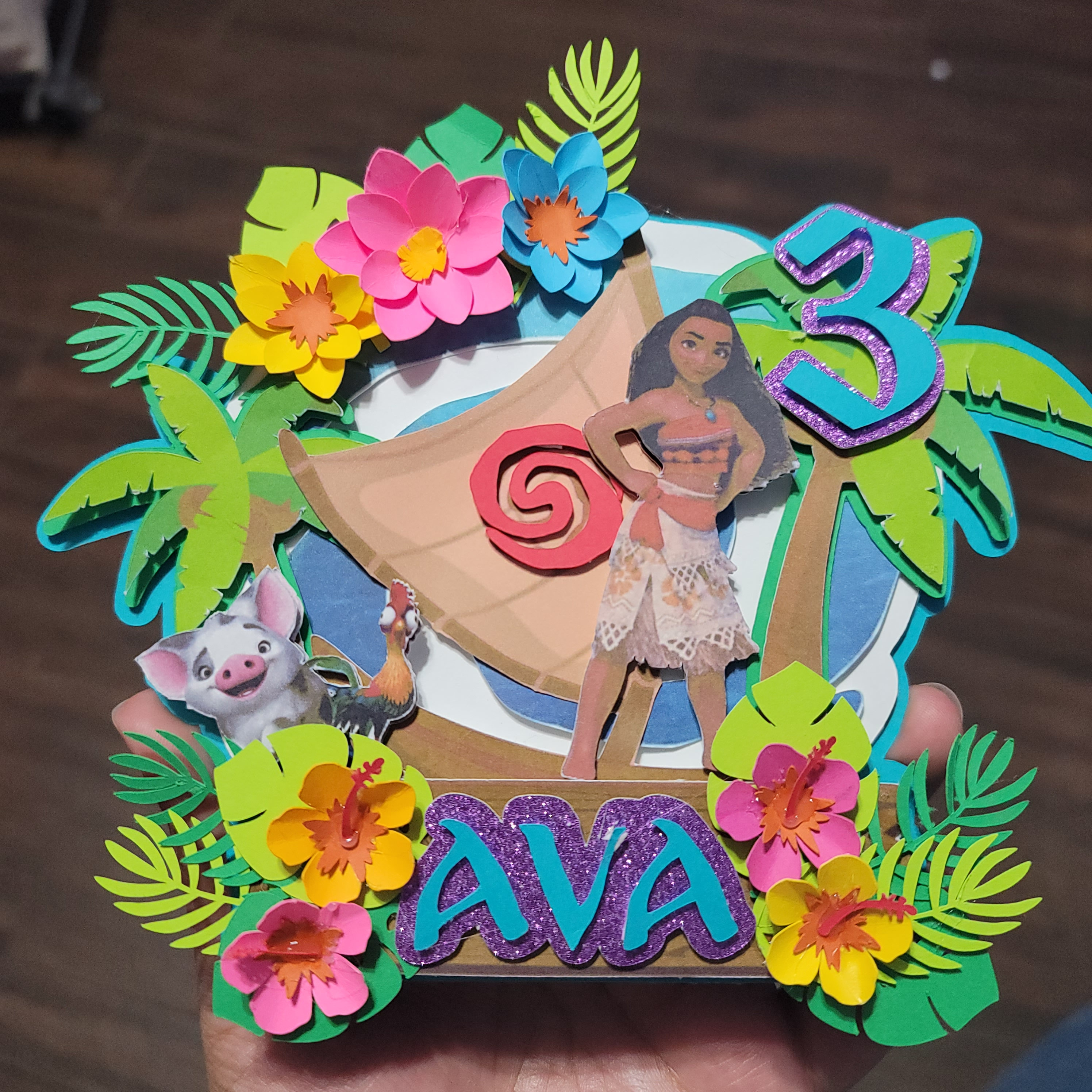 Moana Cake Topper - Etsy