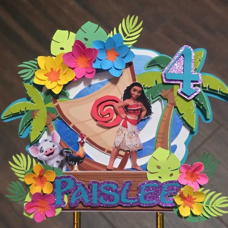 Moana Cake Topper - Etsy