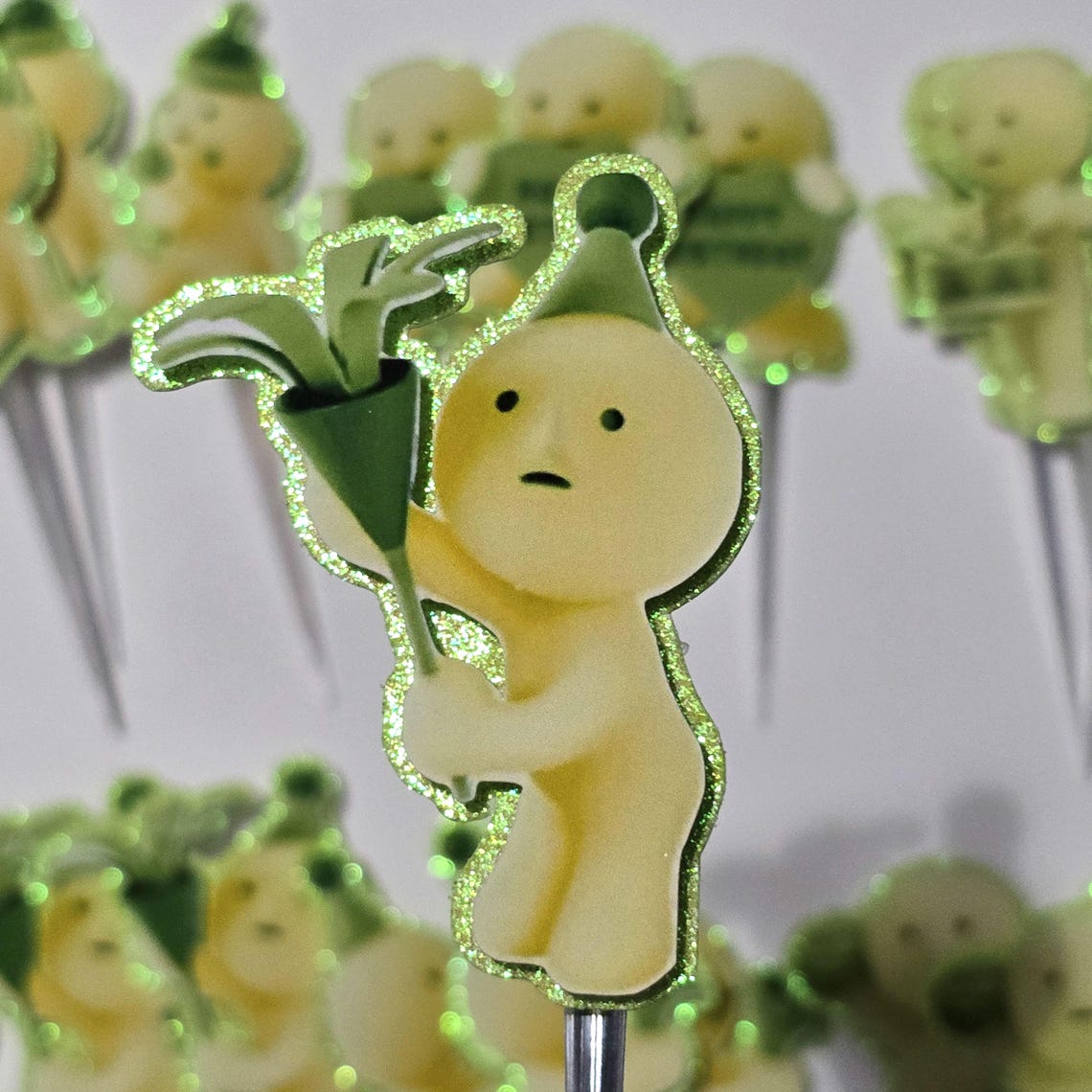 Smiski Cupcake Toppers | Birthday Party Decorations Smiski Set of 24 - Etsy