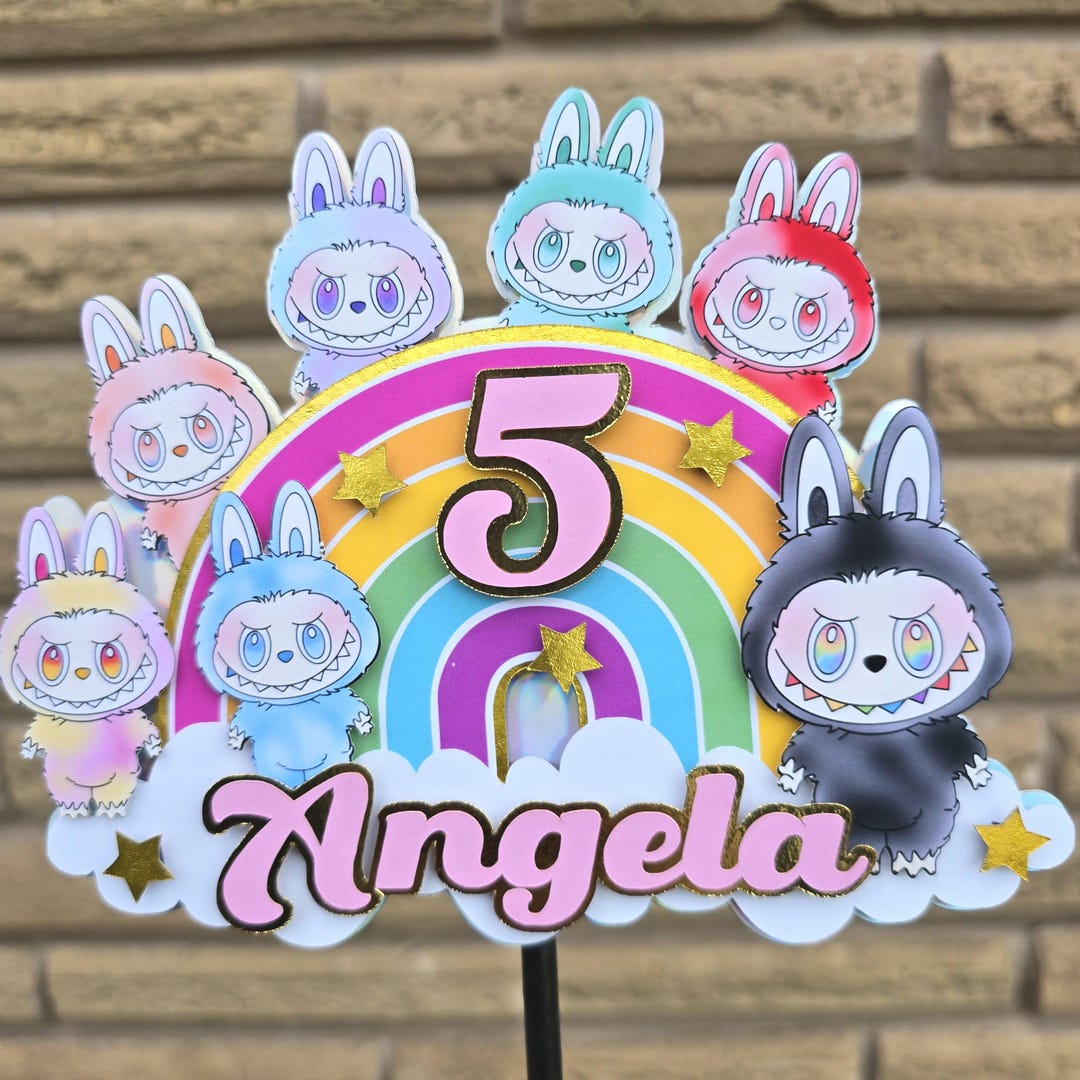 Energy Labu Bu Cake Topper - Energy Labu Bu Theme Party - Energy Labu ...