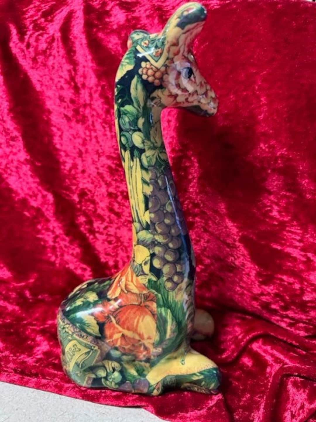 Hand Painted Ceramic Giraffe - Etsy