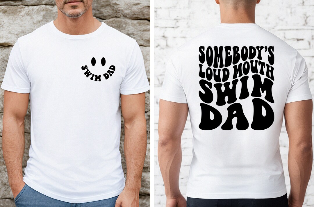 Swim Dad Shirt, Somebody's Loud Mouth Swim Dad Shirt, Fathers Day Shirt ...