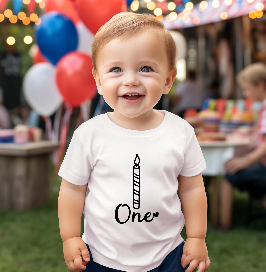 1st Birthday Shirt, One Birthday Shirt, Birthday Party Gift, Toddler ...