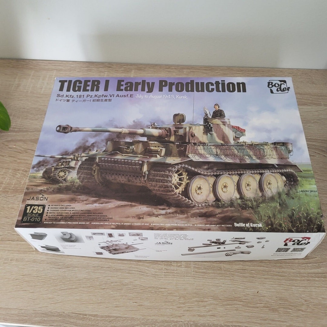 Tiger I Early Production, Border BT-010 Scale Model Kit 1:35 - Etsy