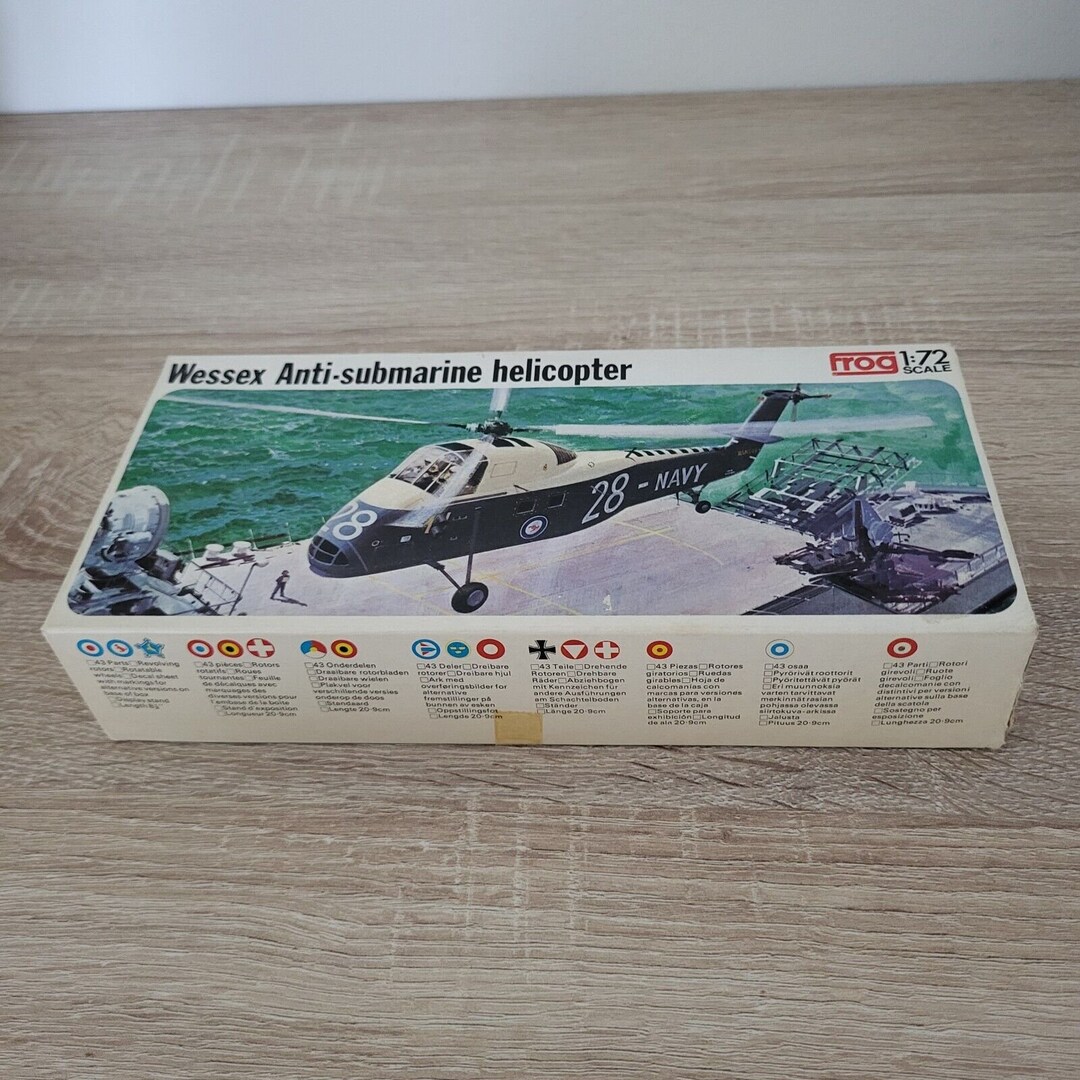 Wessex Anti-submarine Helicopter FROG F247 Plastic Model Kit - Etsy