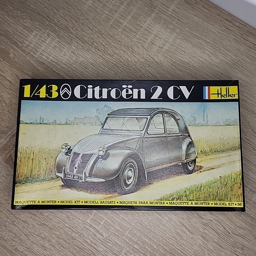 Citroën 2 CV Heller 175 Scale Model Kit 1:43 - Etsy