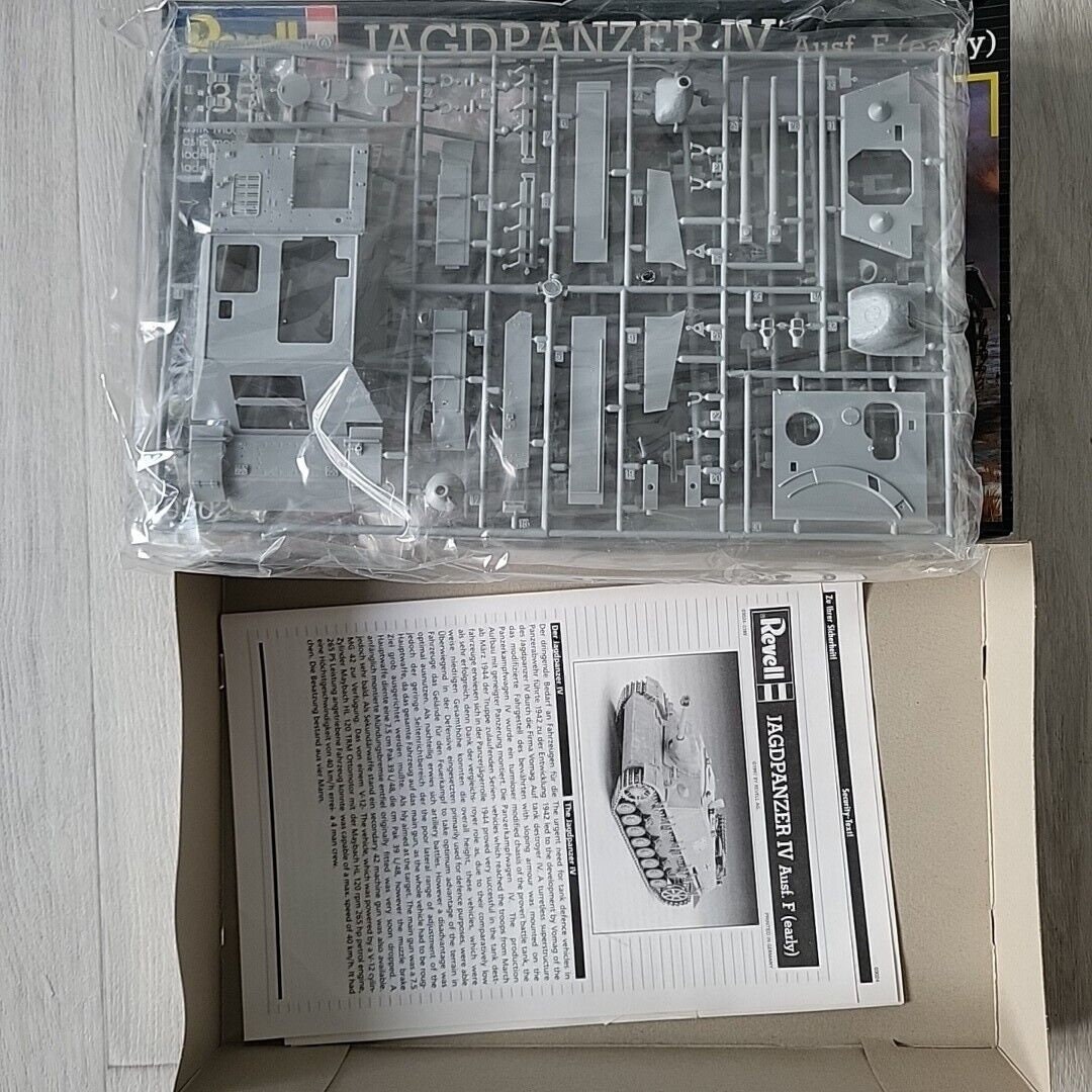 Jagdpanzer IV Ausf. F early, Revell 03024 Scale Model Kit 1:35 - Etsy