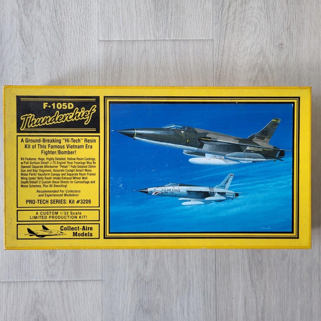 F-105D Thunderchief Collect-aire Models 3209 Resin Scale Model Kit 1/32 ...