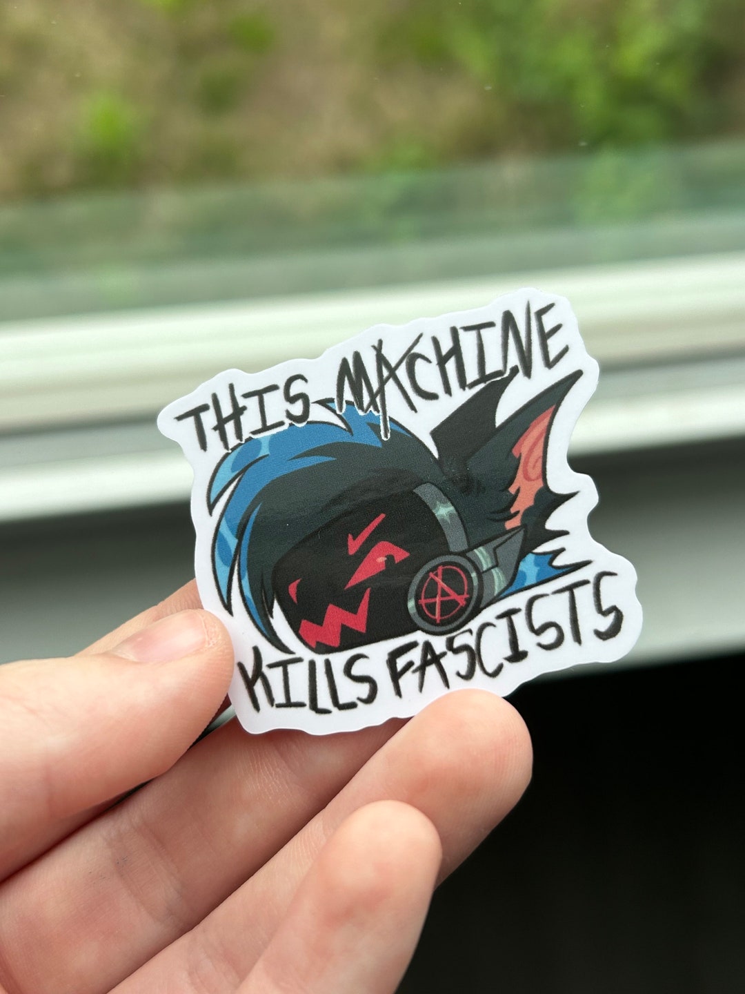 Punk Protogen Sticker - Etsy
