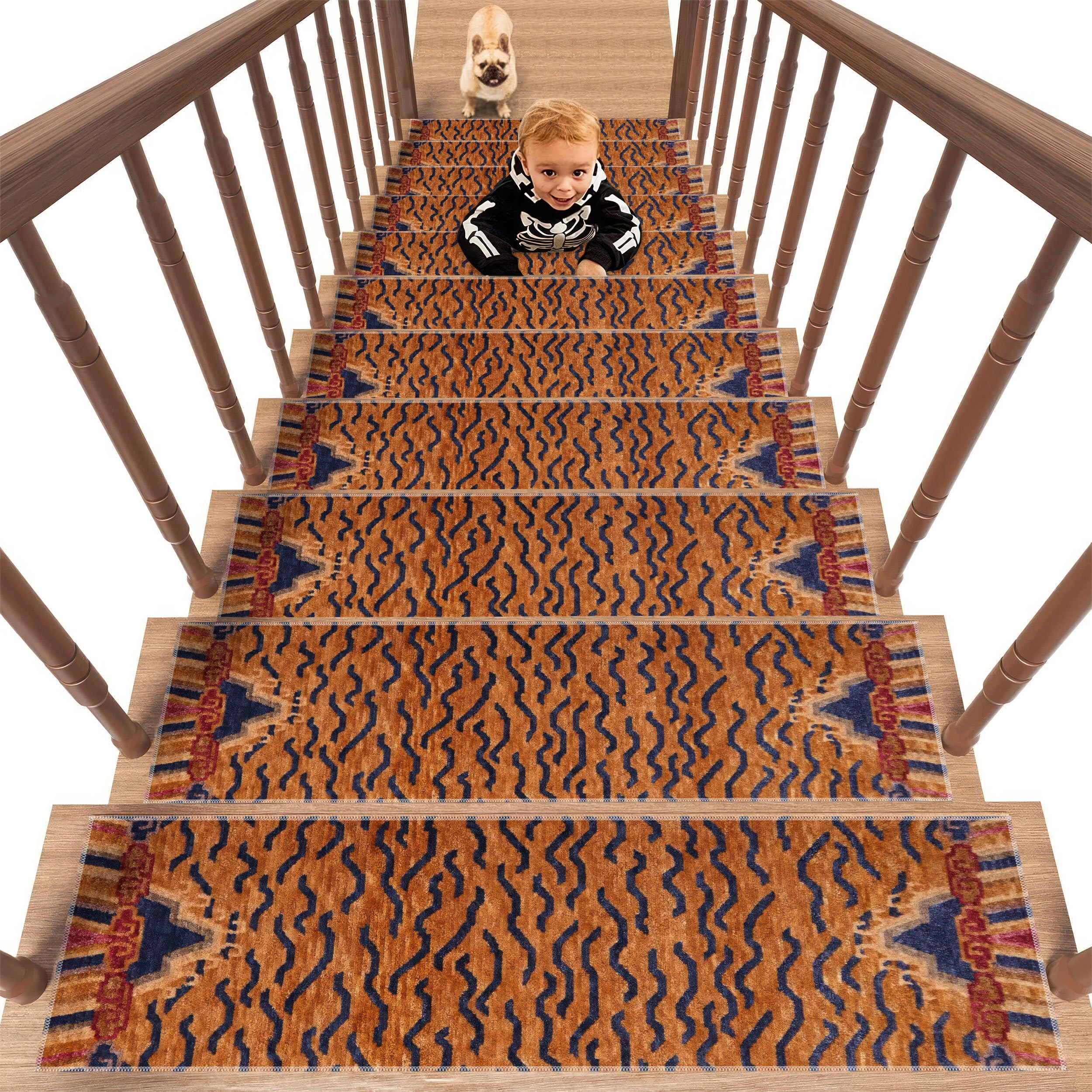 Tibetan Tiger Stair Treads Rug Animal Stair Runner Rug - Etsy