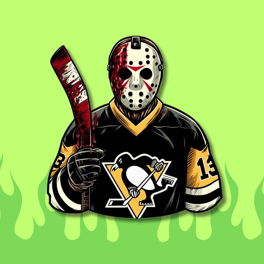 PITTSBURGH PENGUINS Jason Voorhees Sticker Hockey Horror NHL - Etsy